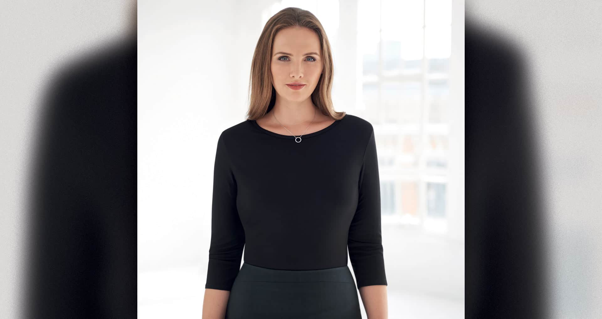 AB-Mira T-shirt da Divisa donna maniche a 3/4 | Bolzonella Divise